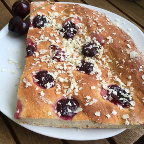 Kirschpizza - Kinder, kommt essen!