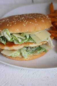 Caesar Salad-Burger - Kinder, kommt essen!