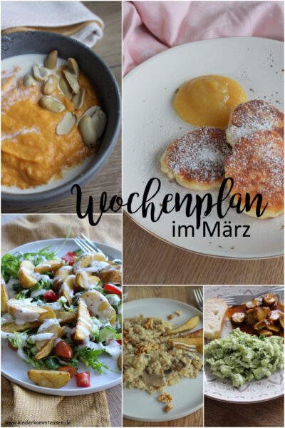 Wochenplan KW 9 (2023) - Tolle Rezepte für die ganze Familie