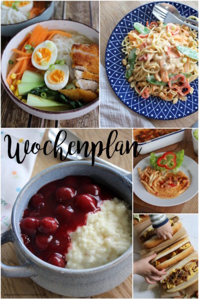 Wochenplan KW 9 (2024) - Tolle Rezepte für Kinder